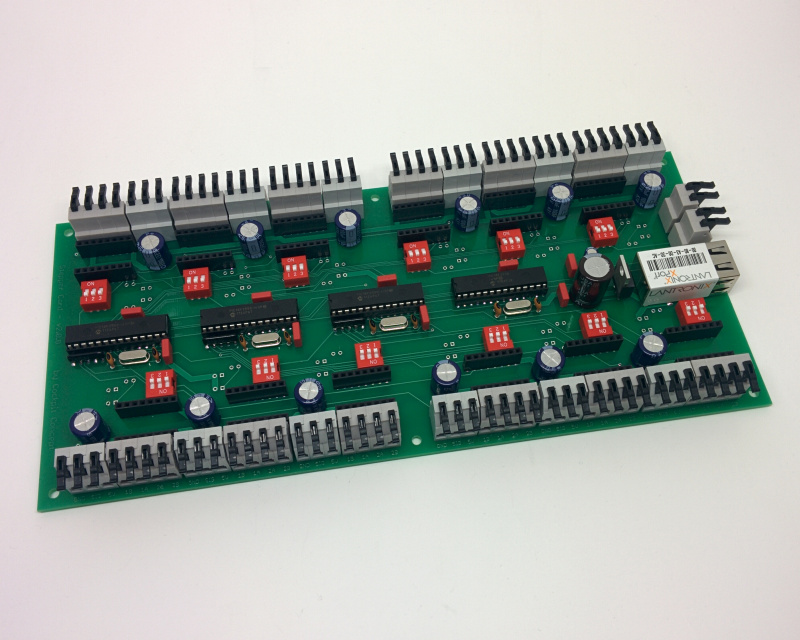 Stepper board 2, LAN, 12 connections - Cockpit Concept